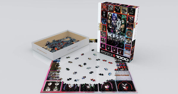 EuroGraphics Kiss: the Albums Jigsaw Puzzle (1000-Piece) - CJS Distributing