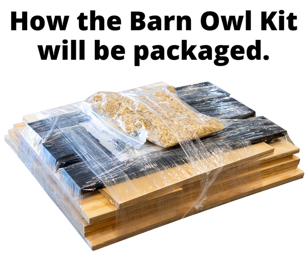 Barn Owl Nesting Box: Do It Yourself Assembly Kit - CJS Distributing